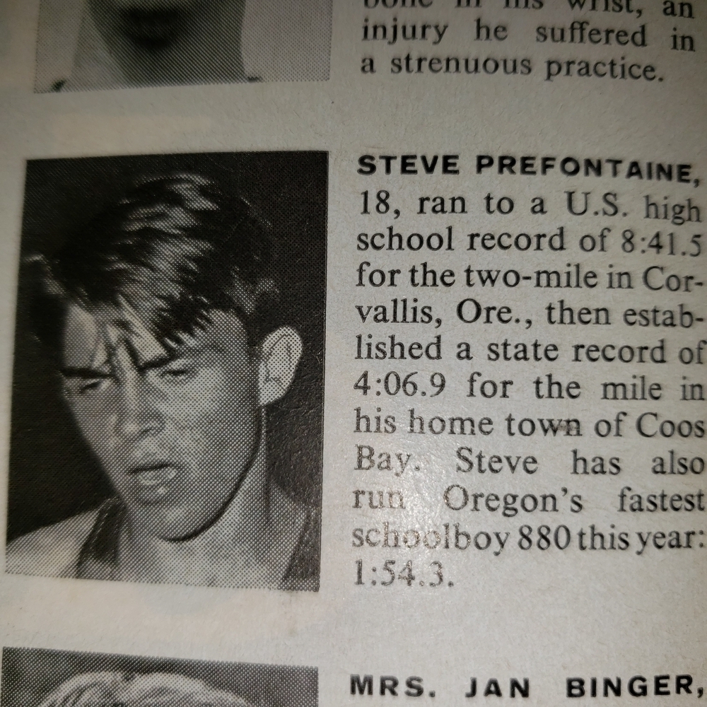 Steve Prefontaine 44 - Faces in the Crowd - Sports Illustrated June 2 ...
